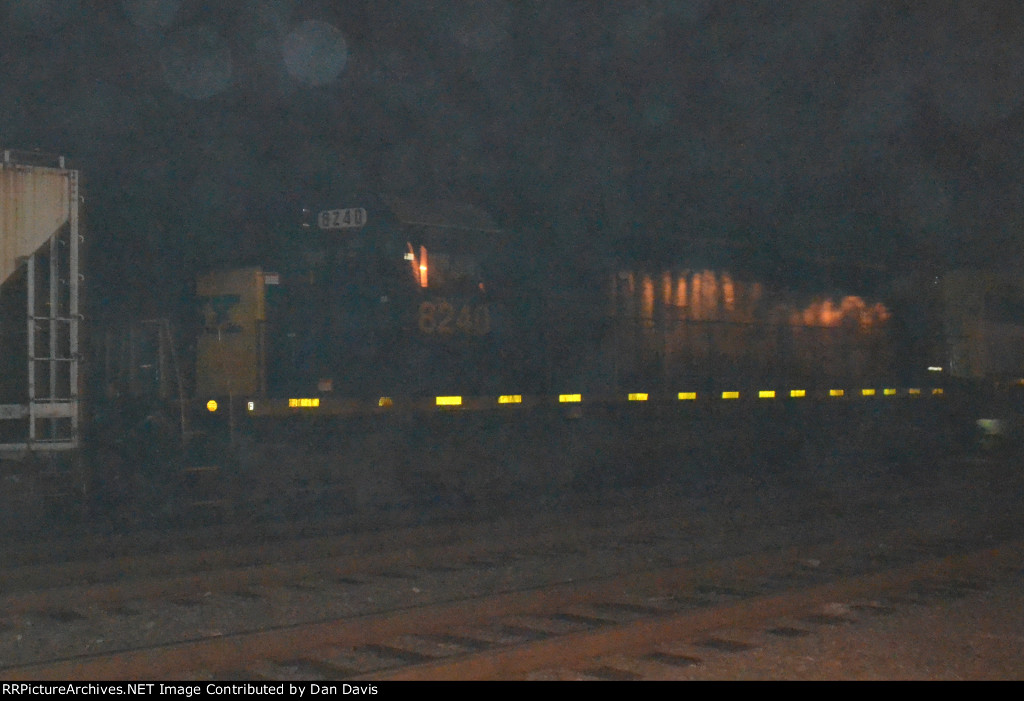 CSX SD40-2 8240 trails on K532-11